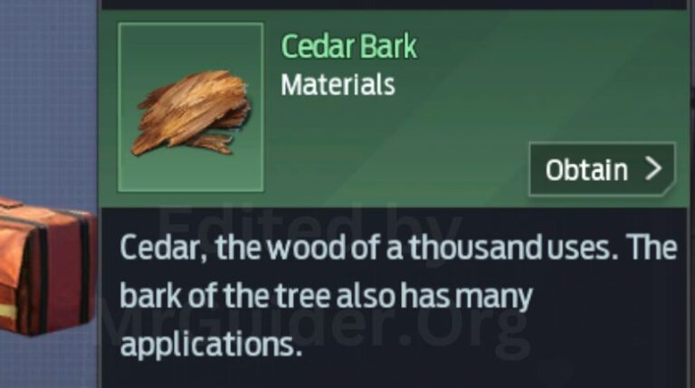 How to get Cedar Bark & Redwood Cedar in Undawn? - MrGuider