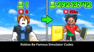 Roblox Be Famous Simulator Codes June 2026 [UPDATED] - MrGuider