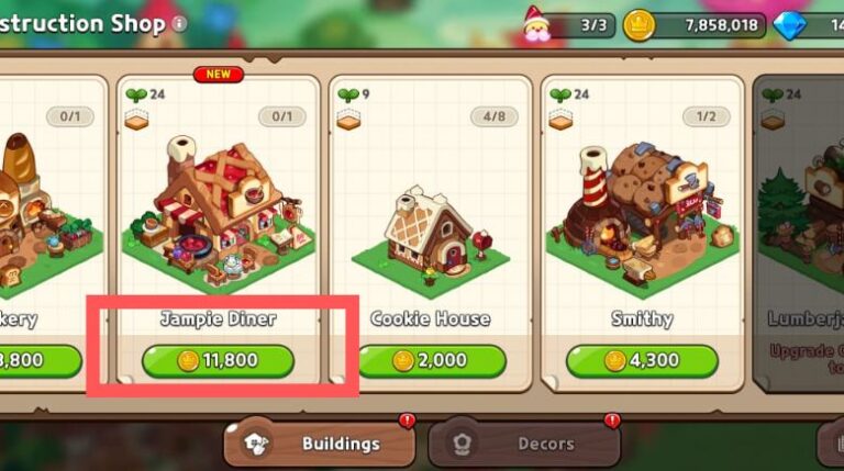 How to place Jampie Diner in the Cookie Run Kingdom? - MrGuider