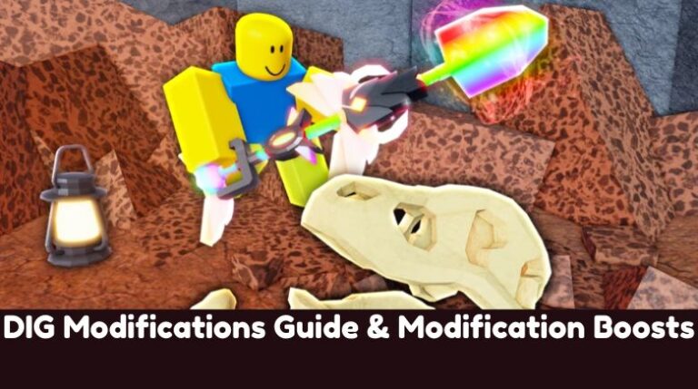 DIG Modifications Guide & Modification Boosts - MrGuider