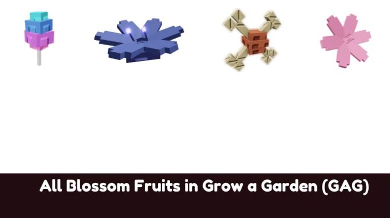 All Blossom Plants in Grow a Garden (GAG) - MrGuider