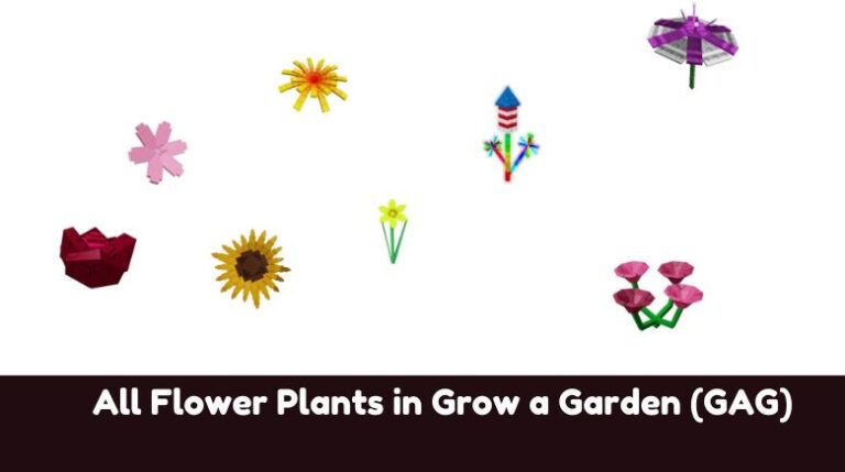 All Flower Plants in Grow a Garden (GAG) [UPDATED] - MrGuider