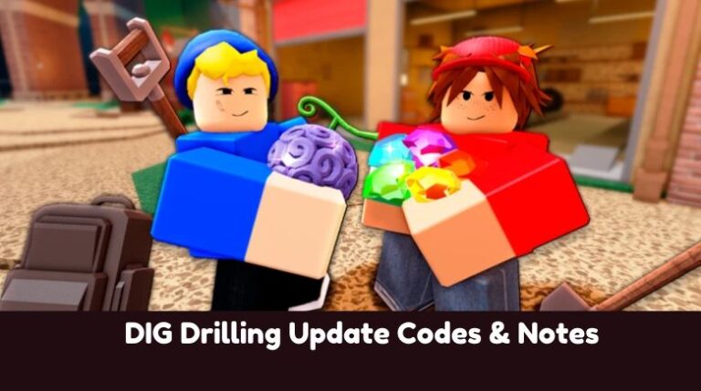 DIG Drilling Update Codes & Notes - MrGuider
