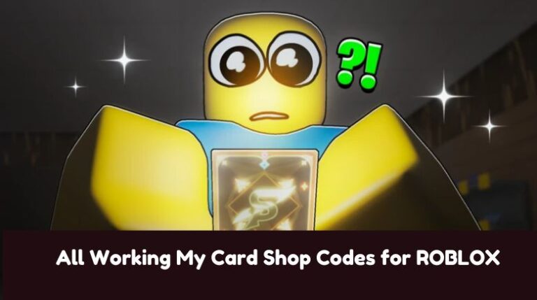 My Card Shop Codes May 2026 [UPDATED] - MrGuider