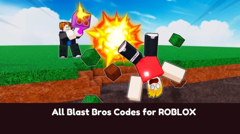 Roblox Blast Bros Codes May 2026 - MrGuider
