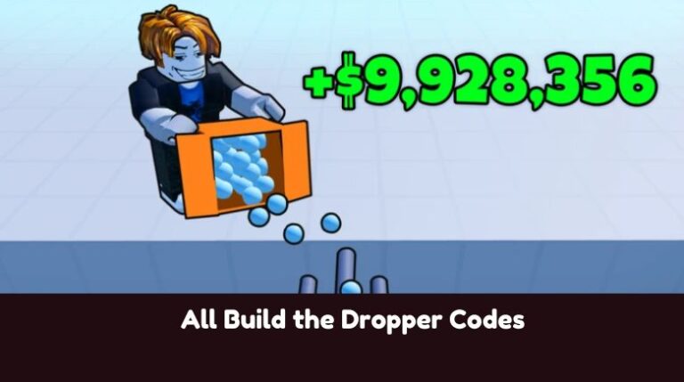 Roblox Build the Dropper Codes (February 2026) - MrGuider