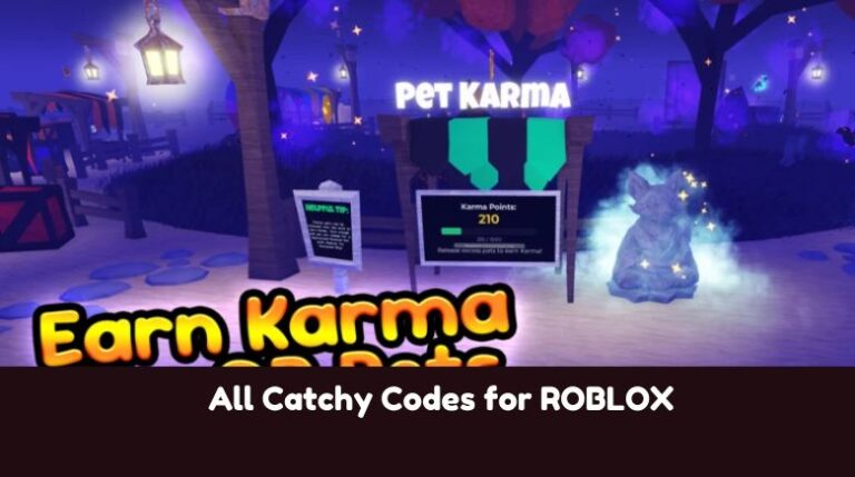 Roblox Catchy Codes [Collect Pets] March 2026 - MrGuider