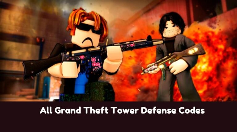Roblox Grand Theft Tower Defense Codes (May 2026) - MrGuider