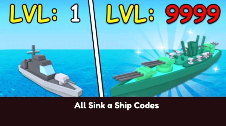 Roblox Sink a Ship Codes (May 2026) - MrGuider