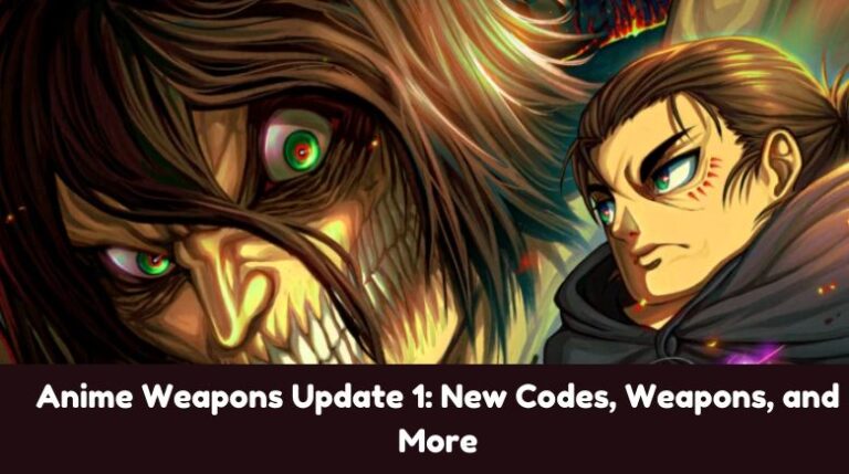 Anime Weapons Update 1: New Codes, Weapons, and More - MrGuider