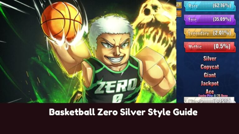 Basketball Zero Silver Style Guide - MrGuider