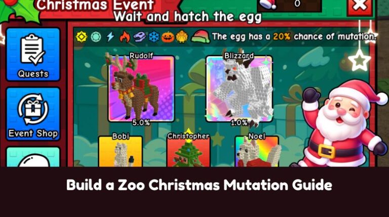 Build a Zoo Christmas Mutation Guide - MrGuider