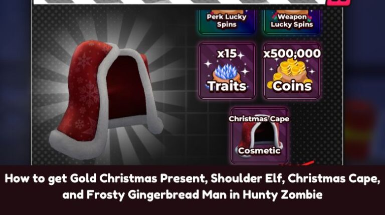 How to get Gold Christmas Present, Shoulder Elf, Christmas Cape, and ...
