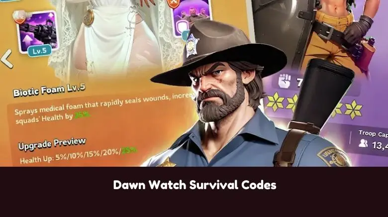 Dawn Watch Survival Codes [Updated] (May 2026) - MrGuider