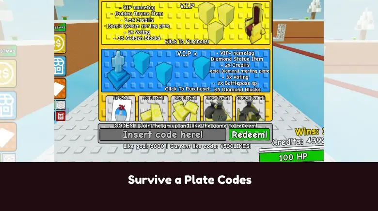 Survive a Plate Codes [Updated] (May 2026) - MrGuider