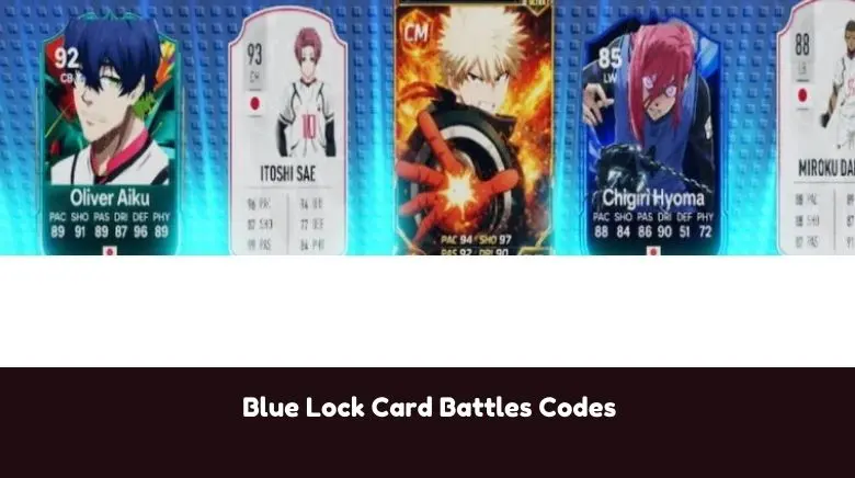 Roblox Blue Lock Card Battles Codes (May 2026) - MrGuider