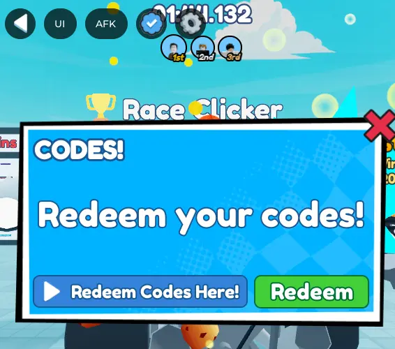 Race Clicker Codes [Updated] (May 2026) - MrGuider
