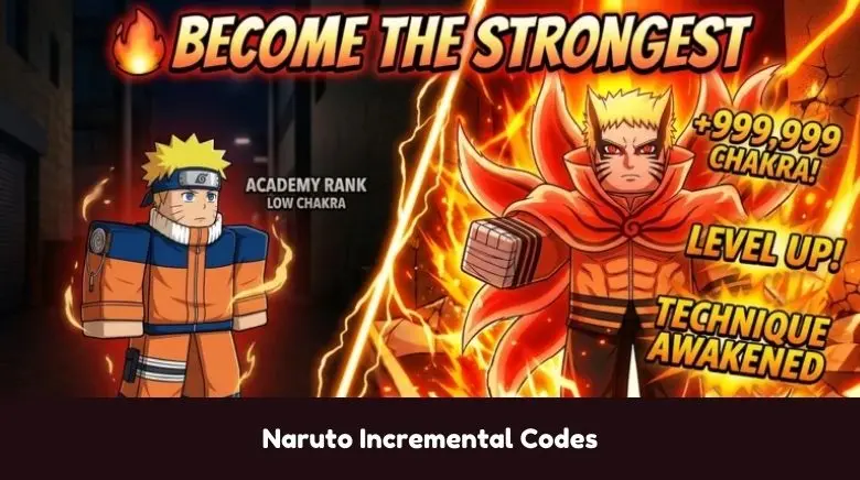 Naruto Incremental Codes [Updated] (May 2026) - MrGuider